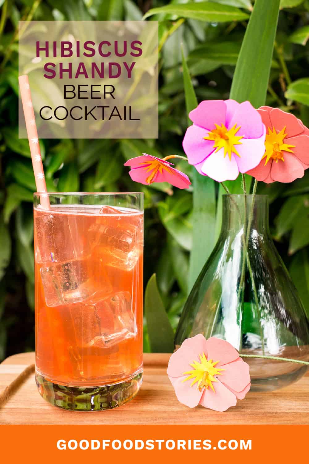Hibiscus Shandy Beer Cocktail | Good. Food. Stories.