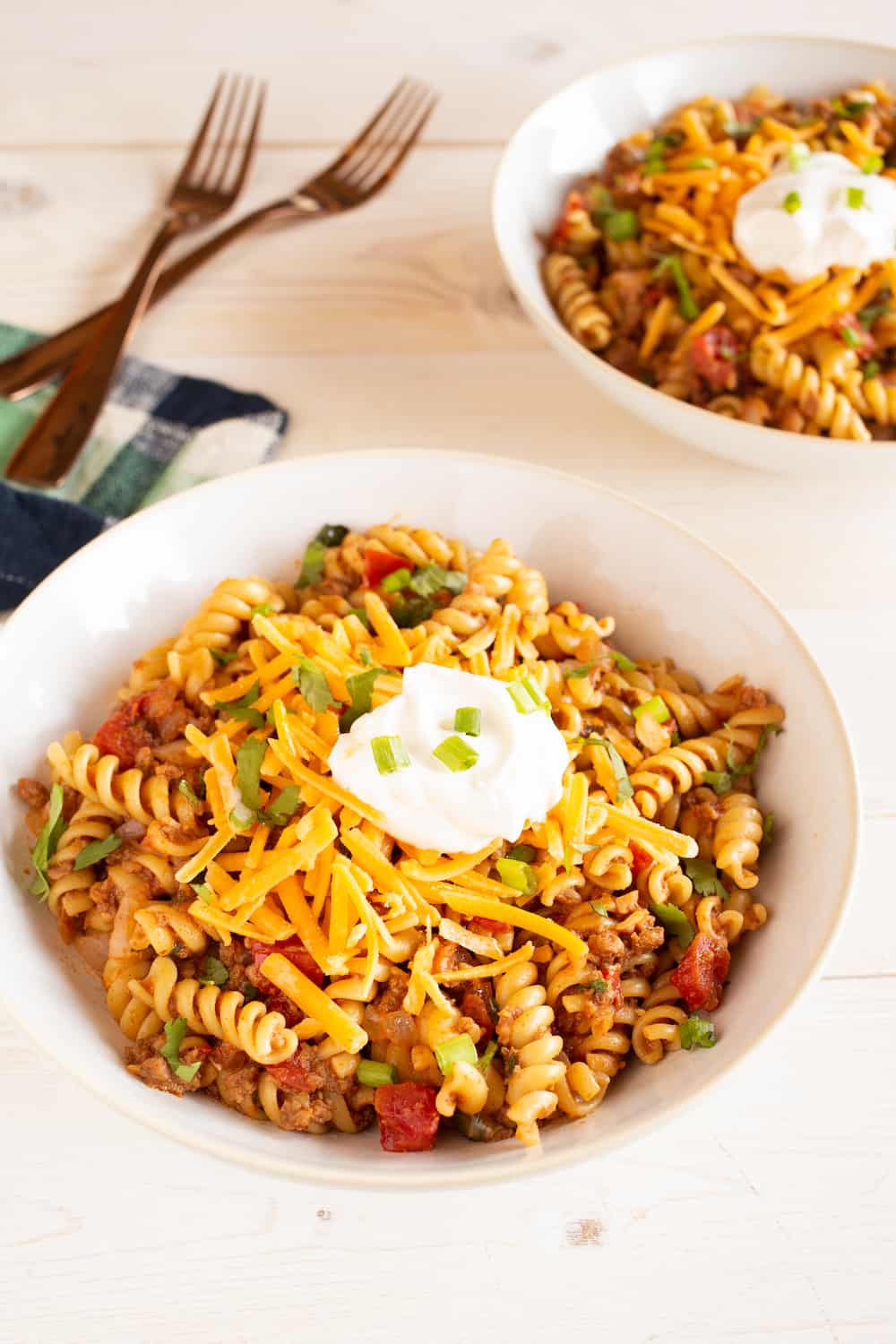 Vegan "Hamburger Helper" Taco Pasta - Good Food Stories